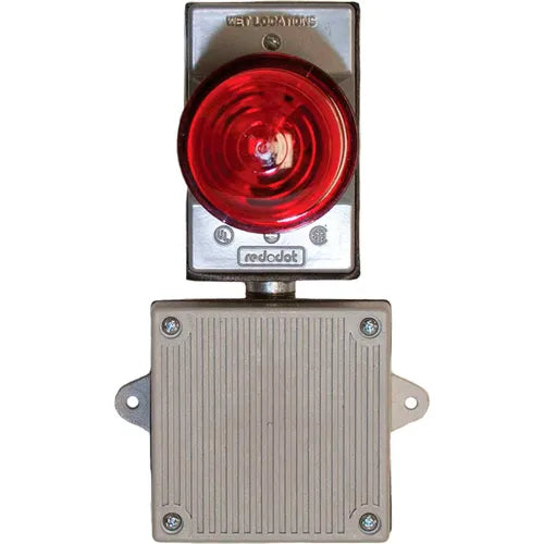 MSA Remote Audible Alarm with Mounted Visual Strobe and Guard Part# 10