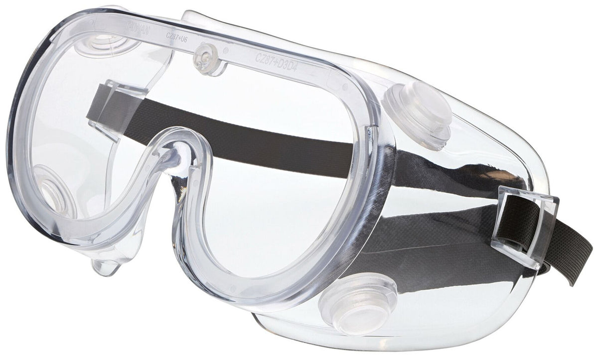 MCR The 22 Series Safety Goggles - Indirect Vented - Clear - Rubber