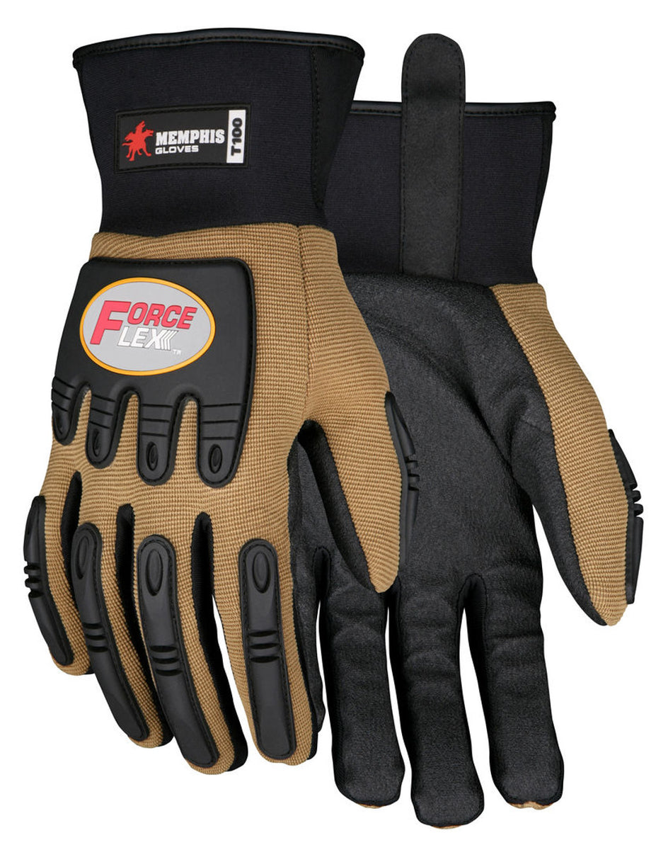 MCR ForceFlex® Mechanics Gloves - Impact Resistant Work Gloves - Clari