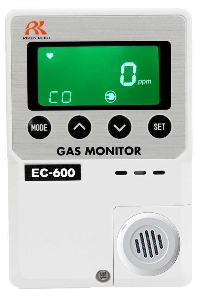 RKI EC-600 Indoor Stand Alone Carbon Monoxide Monitor Alkaline